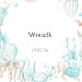 Nautical Wreath. Baby Girl Clipart Mint Turquoise. Watercolor - Etsy