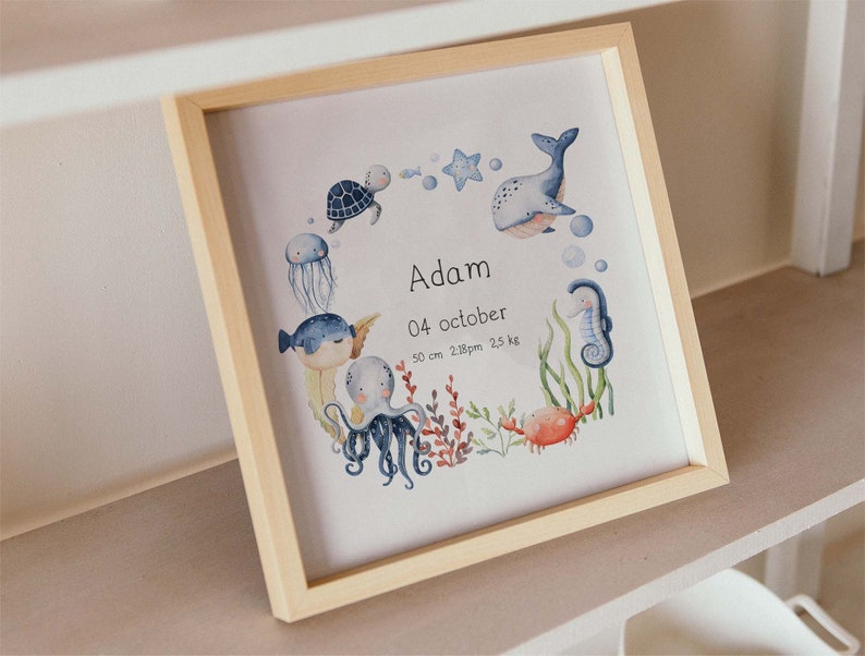 Nautical Wreath. Baby Boy Wreath Clipart. Watercolor Baby - Etsy