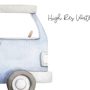 Watercolor Cars Clipart, Watercolor Transportation Clipart, Nursery Art ...