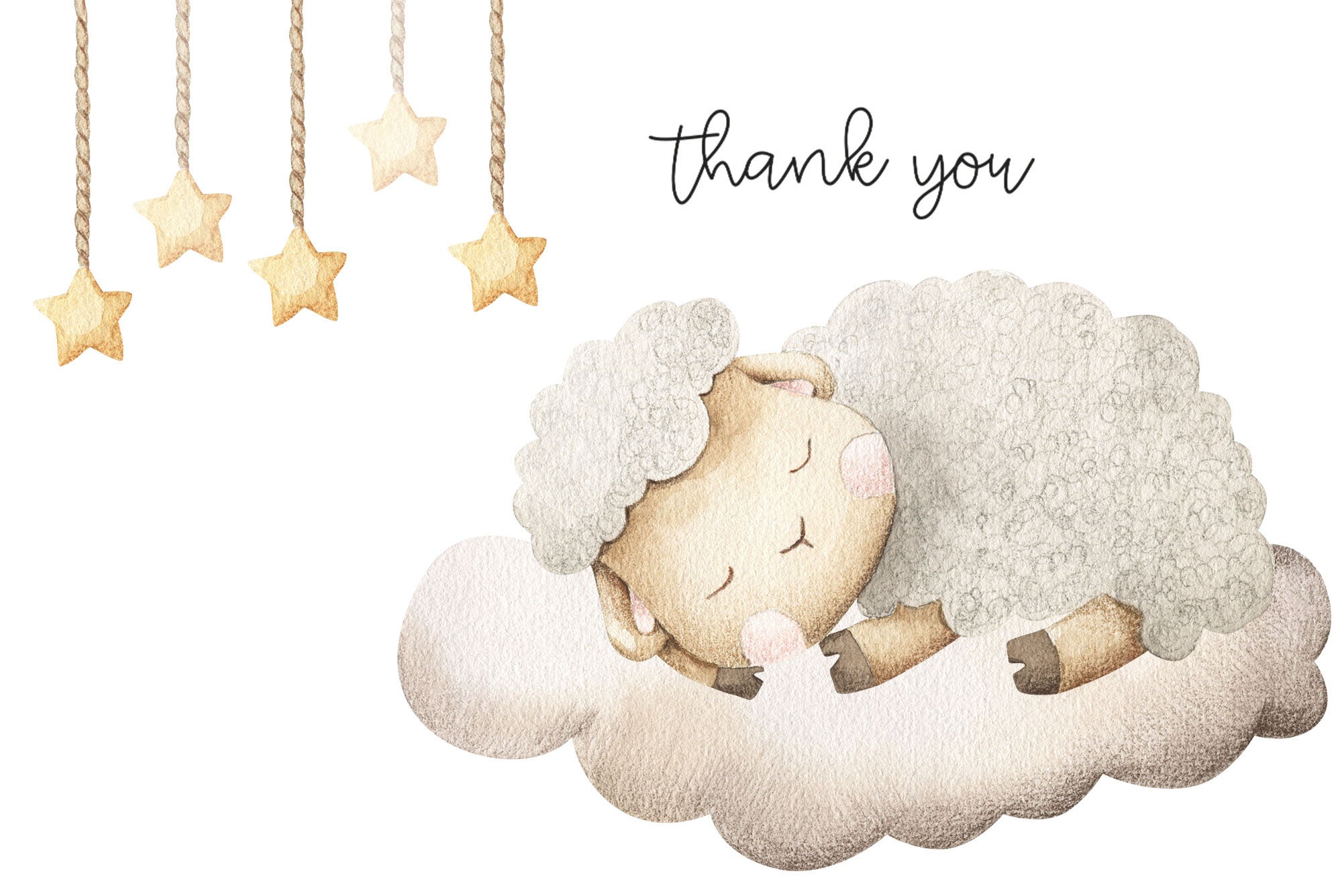 Little Sheep Watercolor Clipart Animal Pilot Driver Kids - Etsy