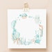 Nautical Wreath. Baby Girl Clipart Mint Turquoise. Watercolor - Etsy