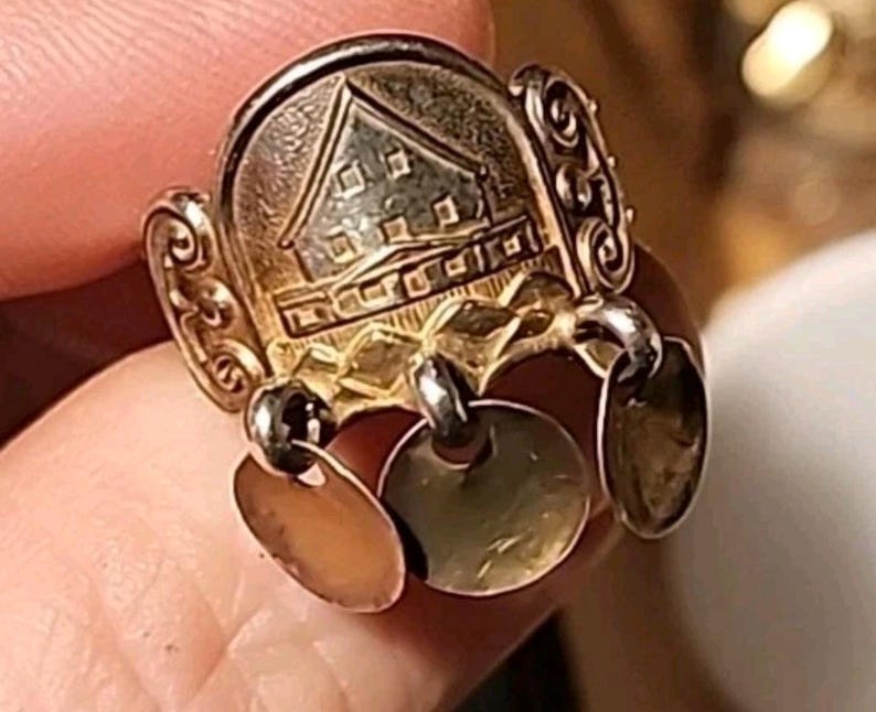 Norwegian Bunad Ring Vintage 830 Sterling - Etsy UK