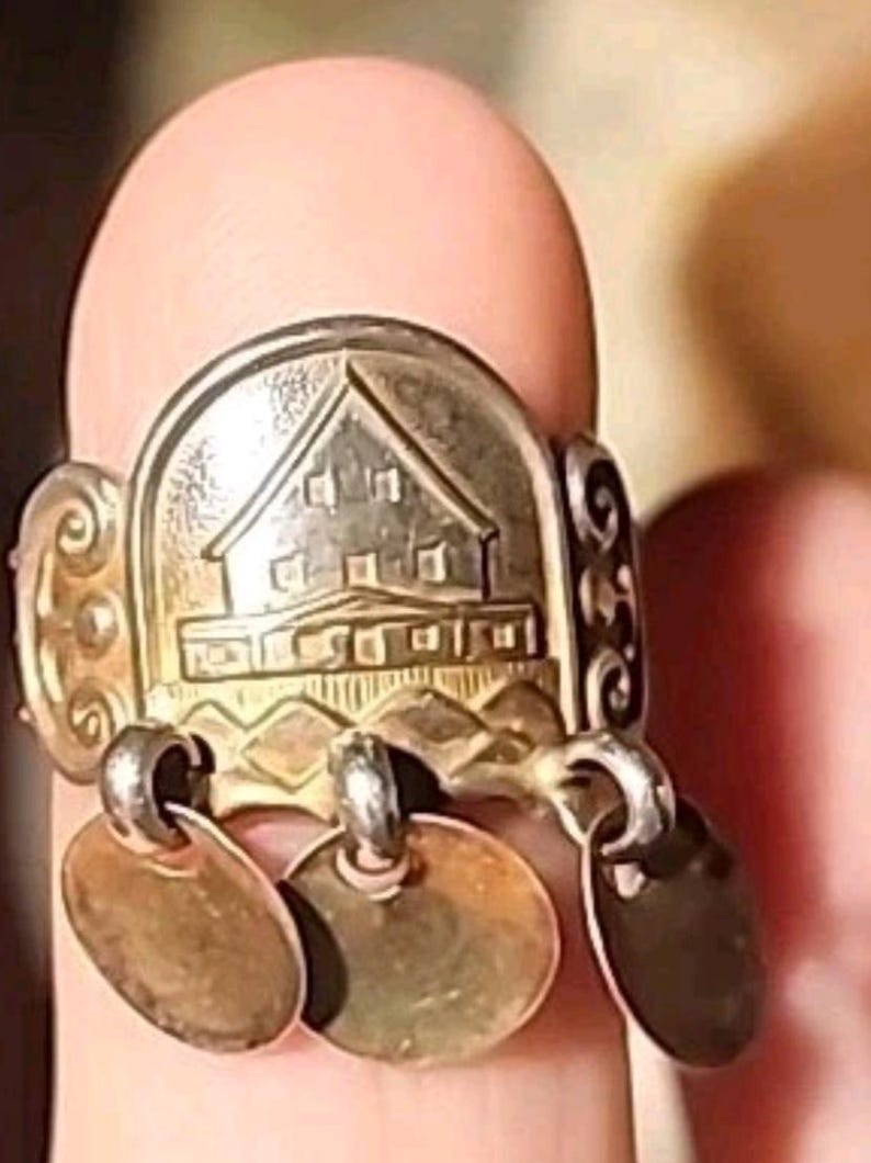 Norwegian Bunad Ring Vintage 830 Sterling - Etsy UK