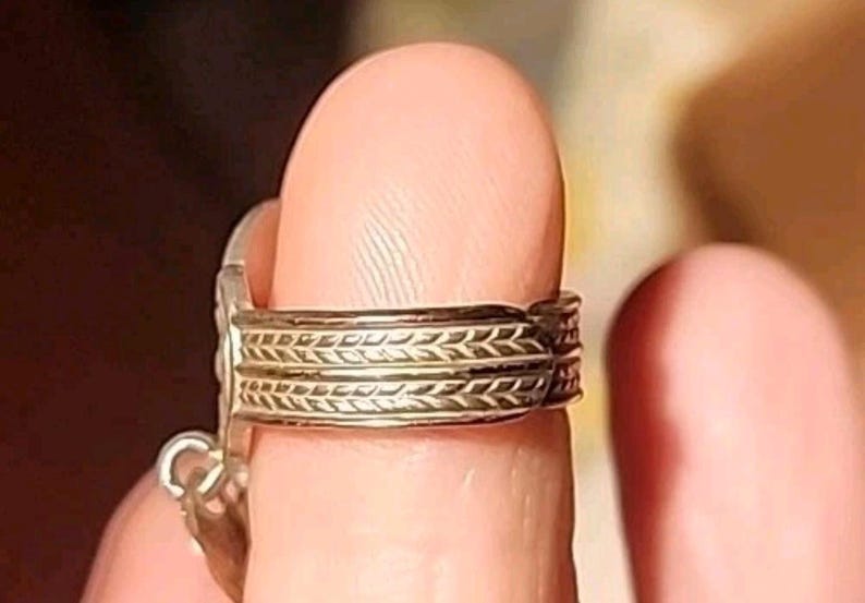 Norwegian Bunad Ring Vintage 830 Sterling - Etsy UK