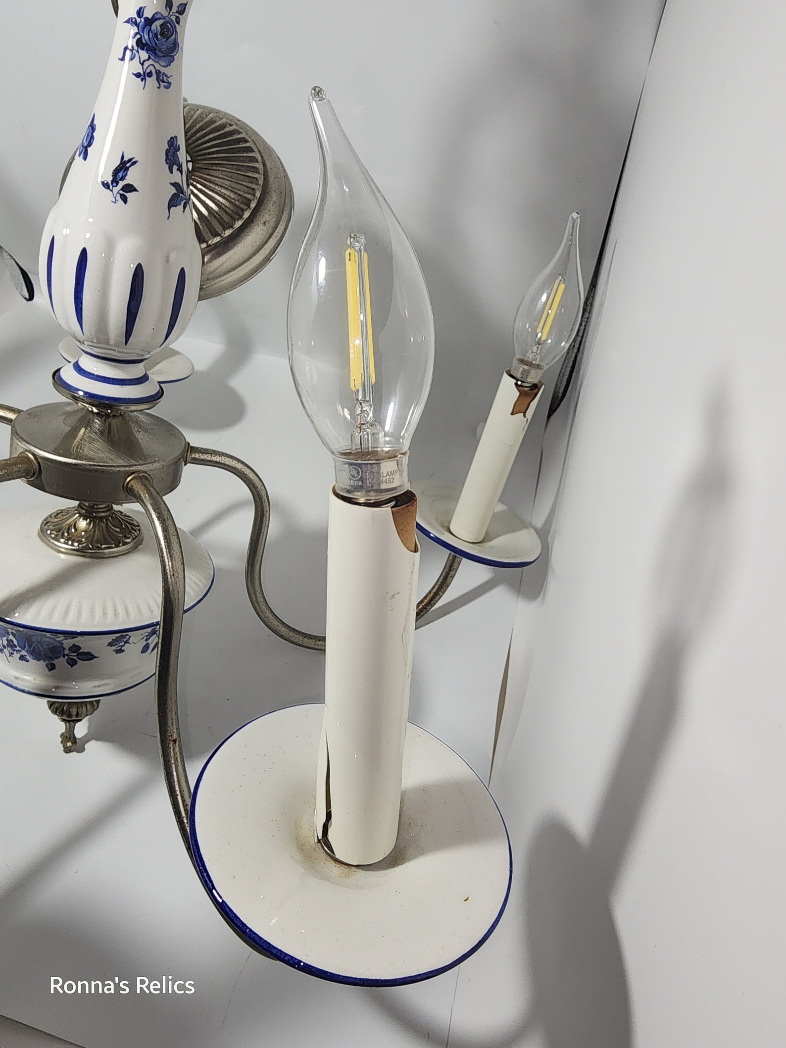 Delft Hanging Chandelier Light Fixture - Etsy