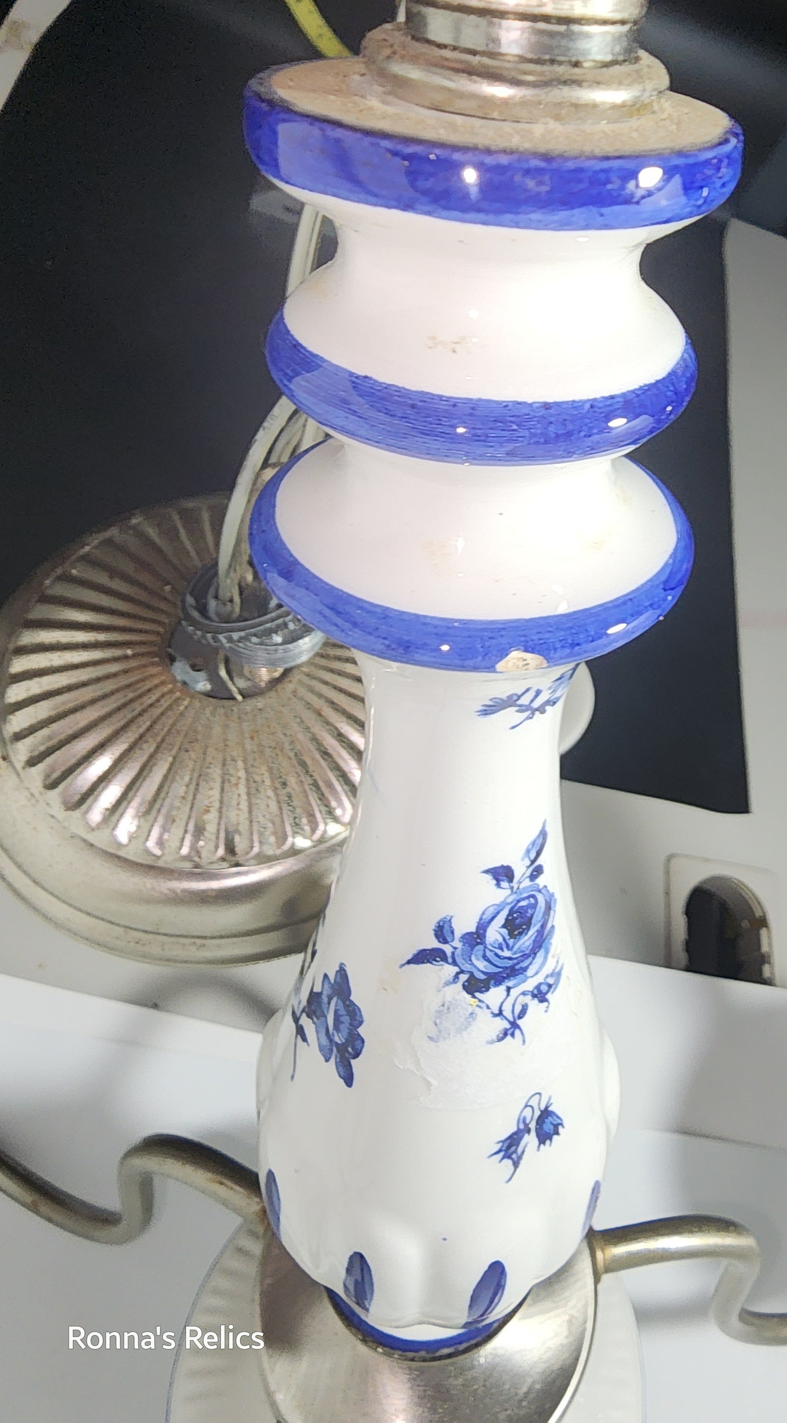 Delft Hanging Chandelier Light Fixture - Etsy
