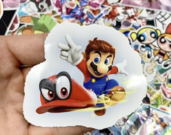 Super Mario Odyssey Stickers | Etsy