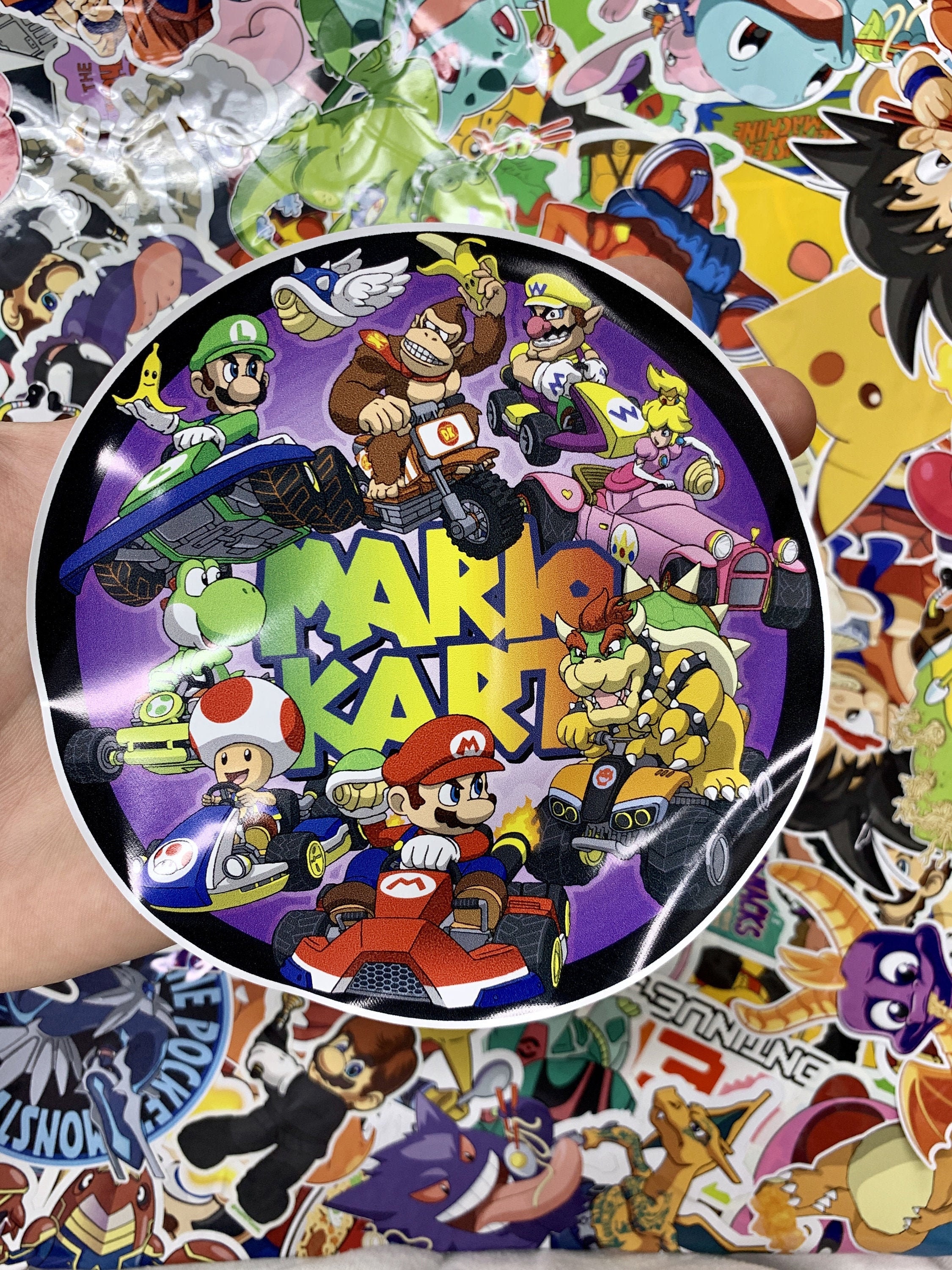 Mario Kart Emblem Custom Vinyl Sticker Limited Edition | Etsy