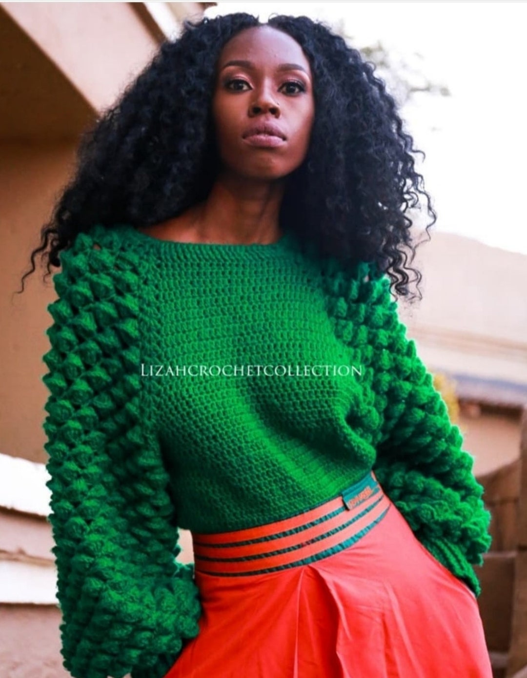 3D handmade crochet sweater wintersweater crochetswester ...