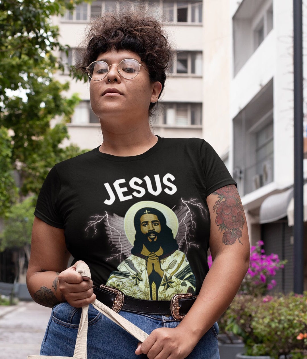 Black Jesus Prayer Shirt - Pray With the Homie - Faithful Christian ...