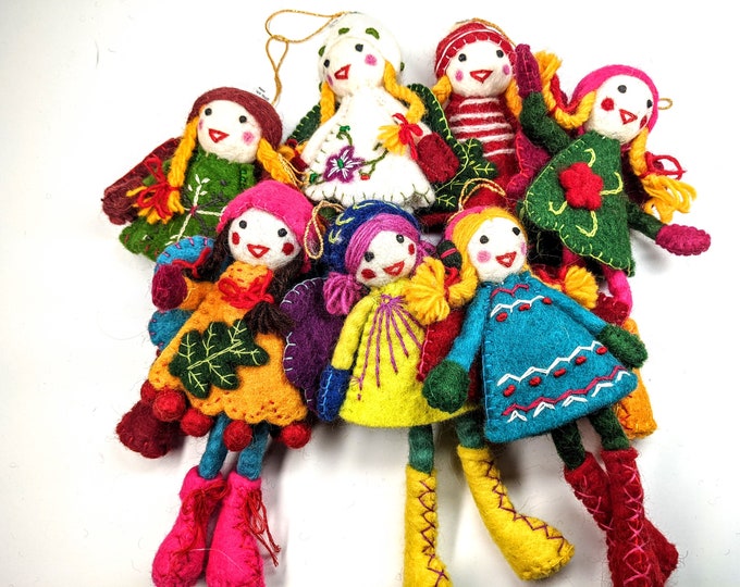 Wool Felt Nordic Fairy Girls - Etsy