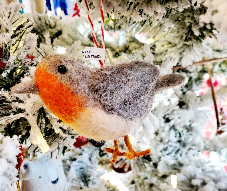 Wool Felt Birds Four Colors | Etsy