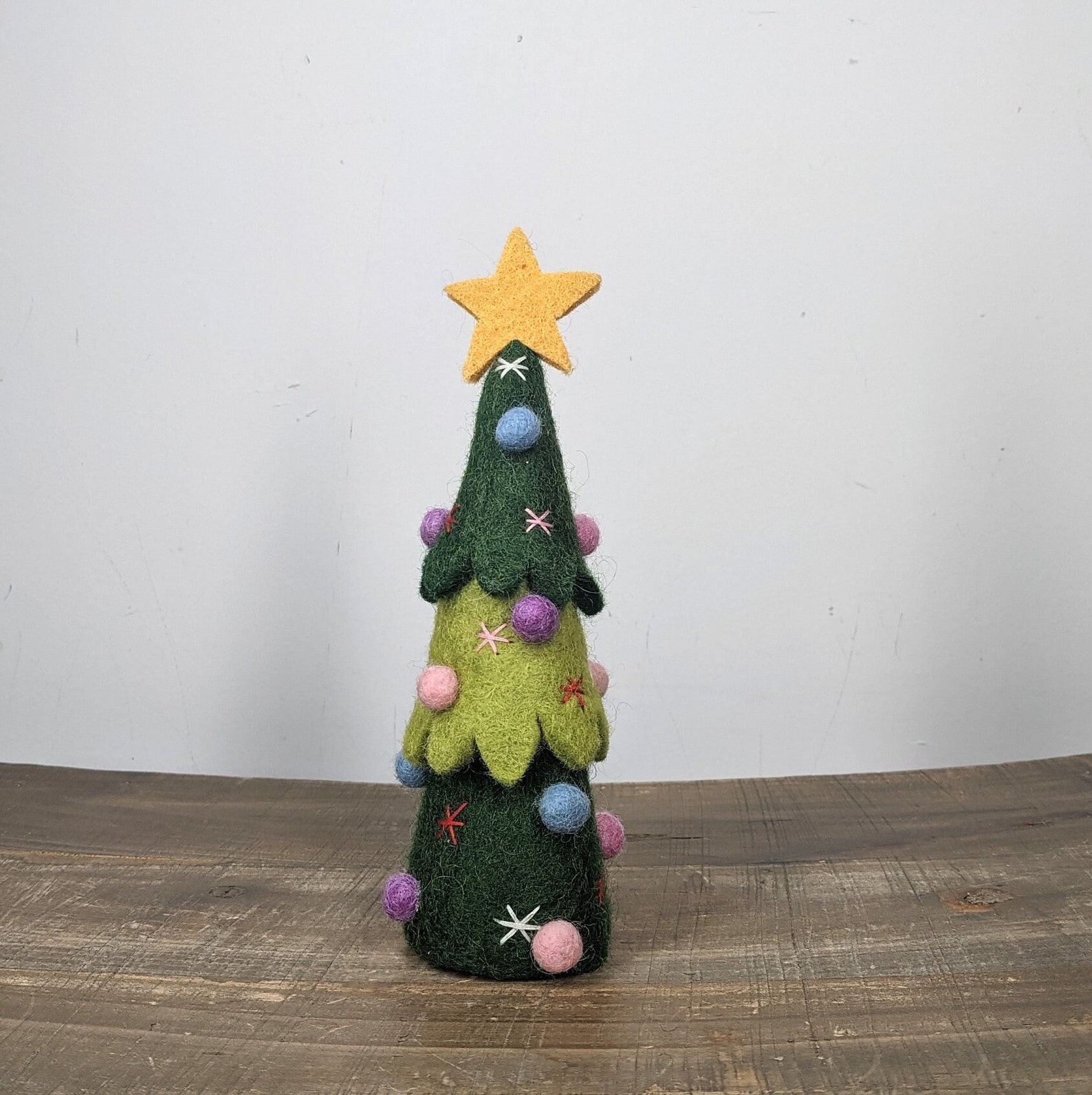 Wool Felt Christmas Tree - Etsy
