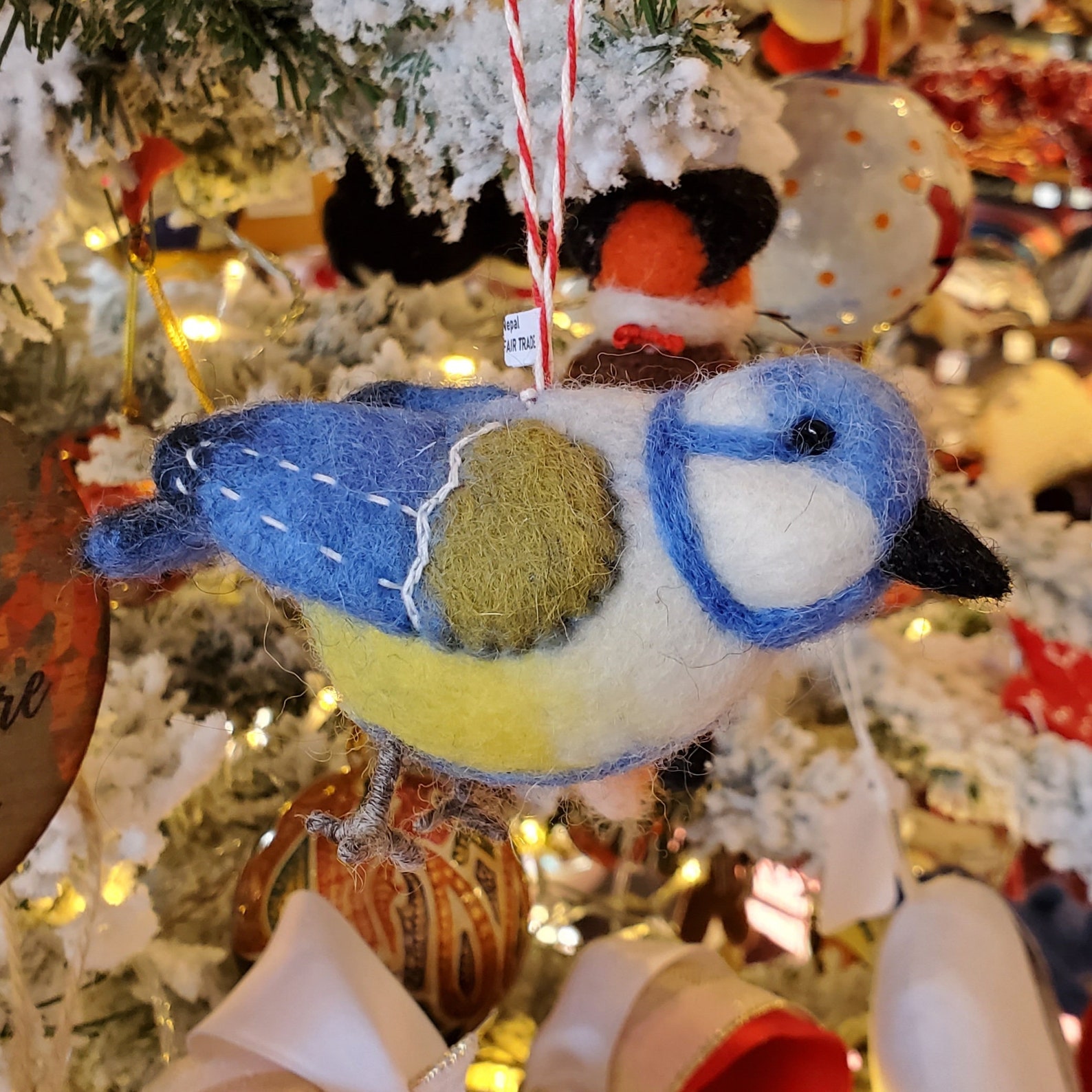 Wool Felt Birds Four Colors | Etsy