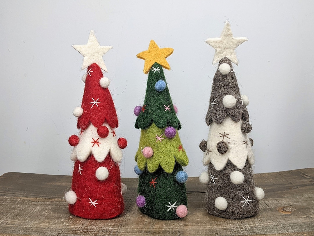 Wool Felt Christmas Tree - Etsy