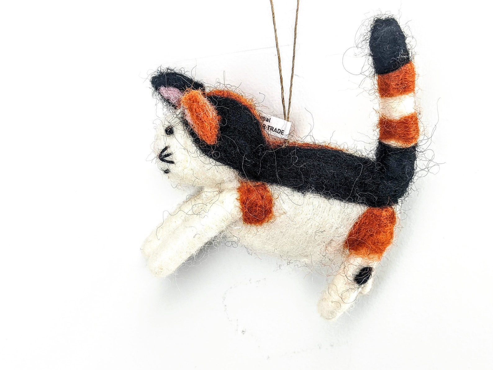 Wool Felt Cat Ornaments - Etsy