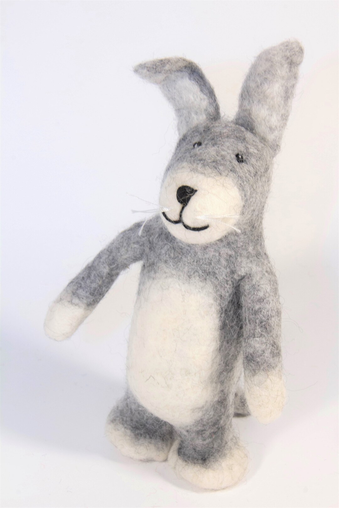 Wool Felt Standing Rabbit - Etsy