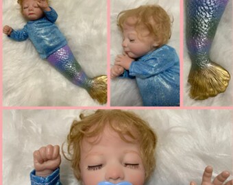 Mermaid Reborn Doll - Etsy
