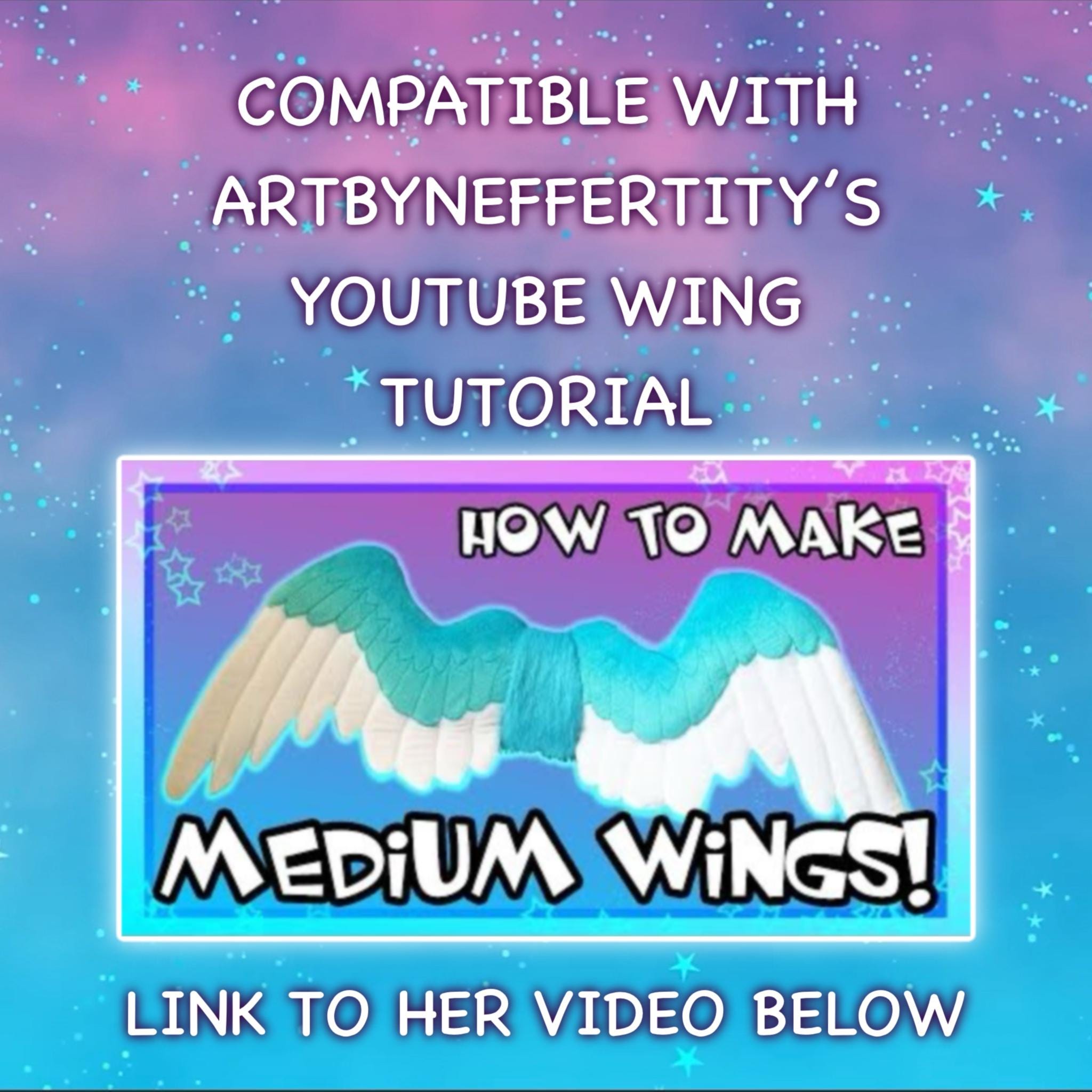 Fursuit Feathered Wing Pattern - Etsy