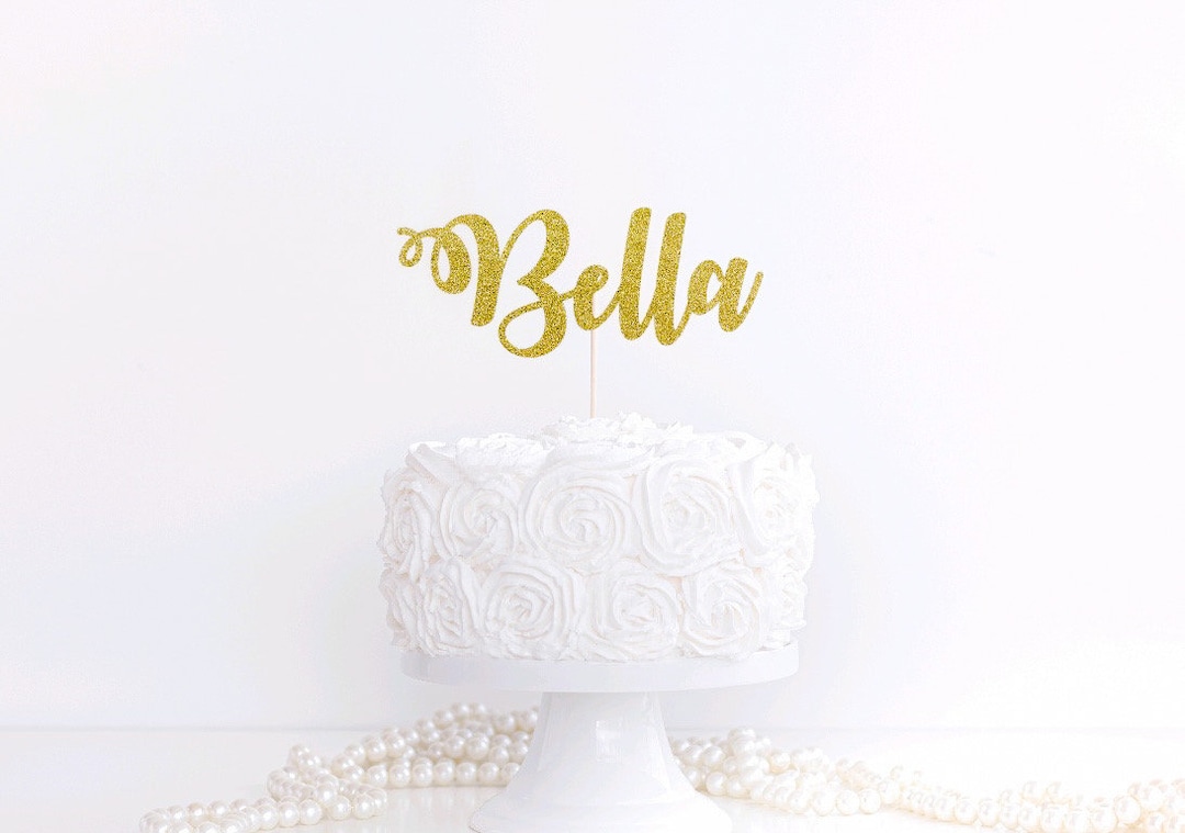 Custom Name Cake Topper/personalized Cake Topper/custom Name Birthday ...