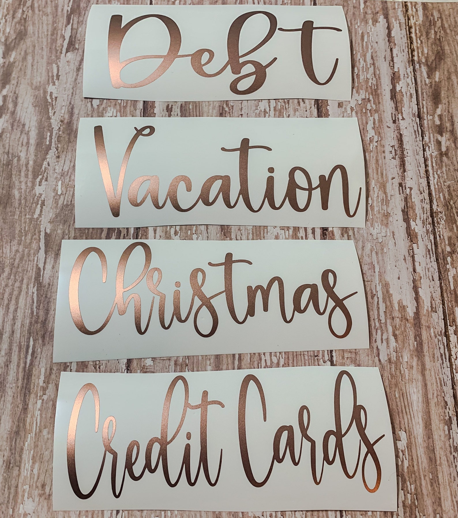 Money Envelope System Stickers/vinyl Decals/budget - Etsy