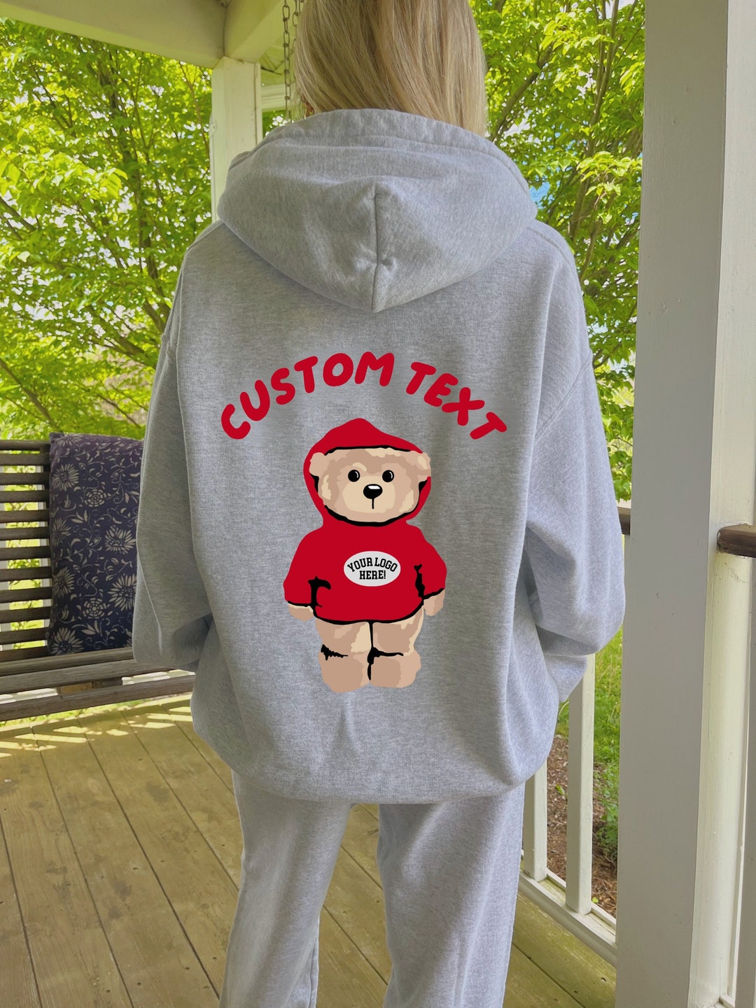 CUSTOM Teddy Bear Sweat Set - Etsy