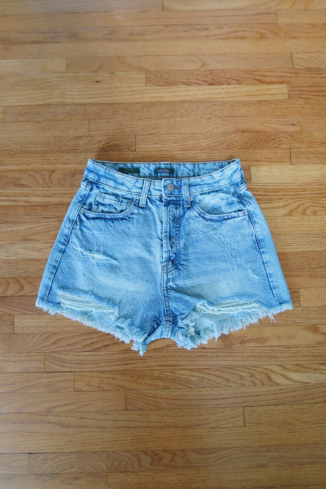 CUSTOM College Fabric Jean Shorts - Etsy