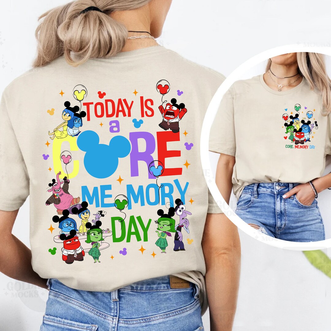 Inside Out Today de Disney y Pixar es una camisa del Día de la Memoria ...