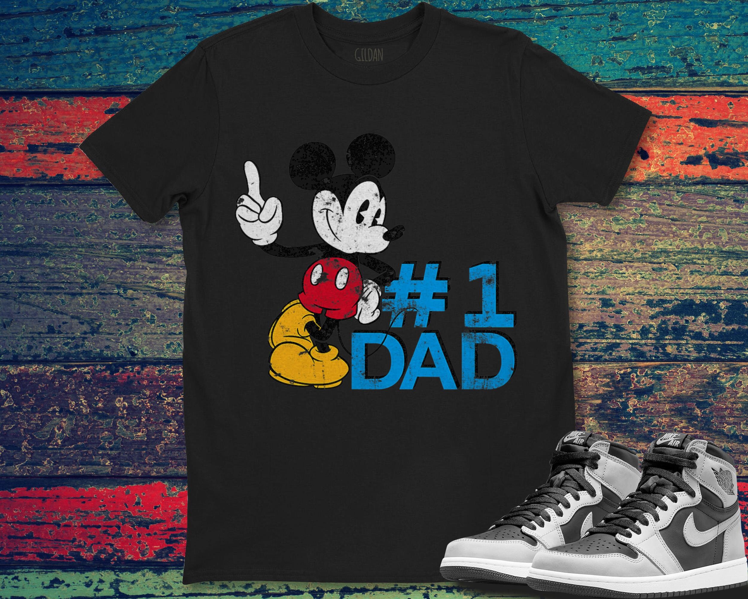 Disney Mickey Mouse Father's Day 1 Dad T-shirt Unisex Gift | Etsy
