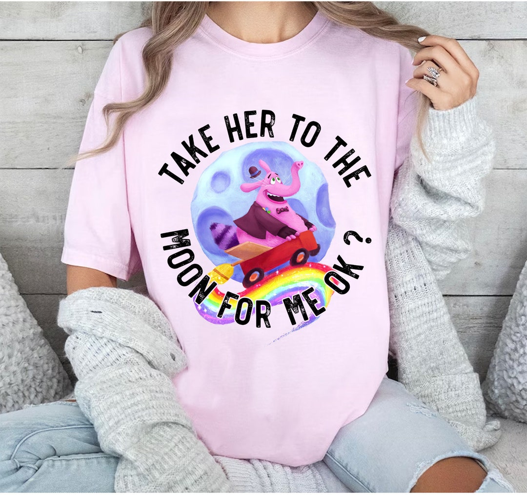 Disney Vintage Inside Out Bing Bong Shirt, Take Her to the Moon for Me ...