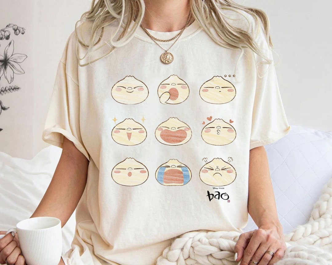 Disney Pixar Bao Emotions Poster T-shirt, Cute Bao Face Shirt, Bao ...