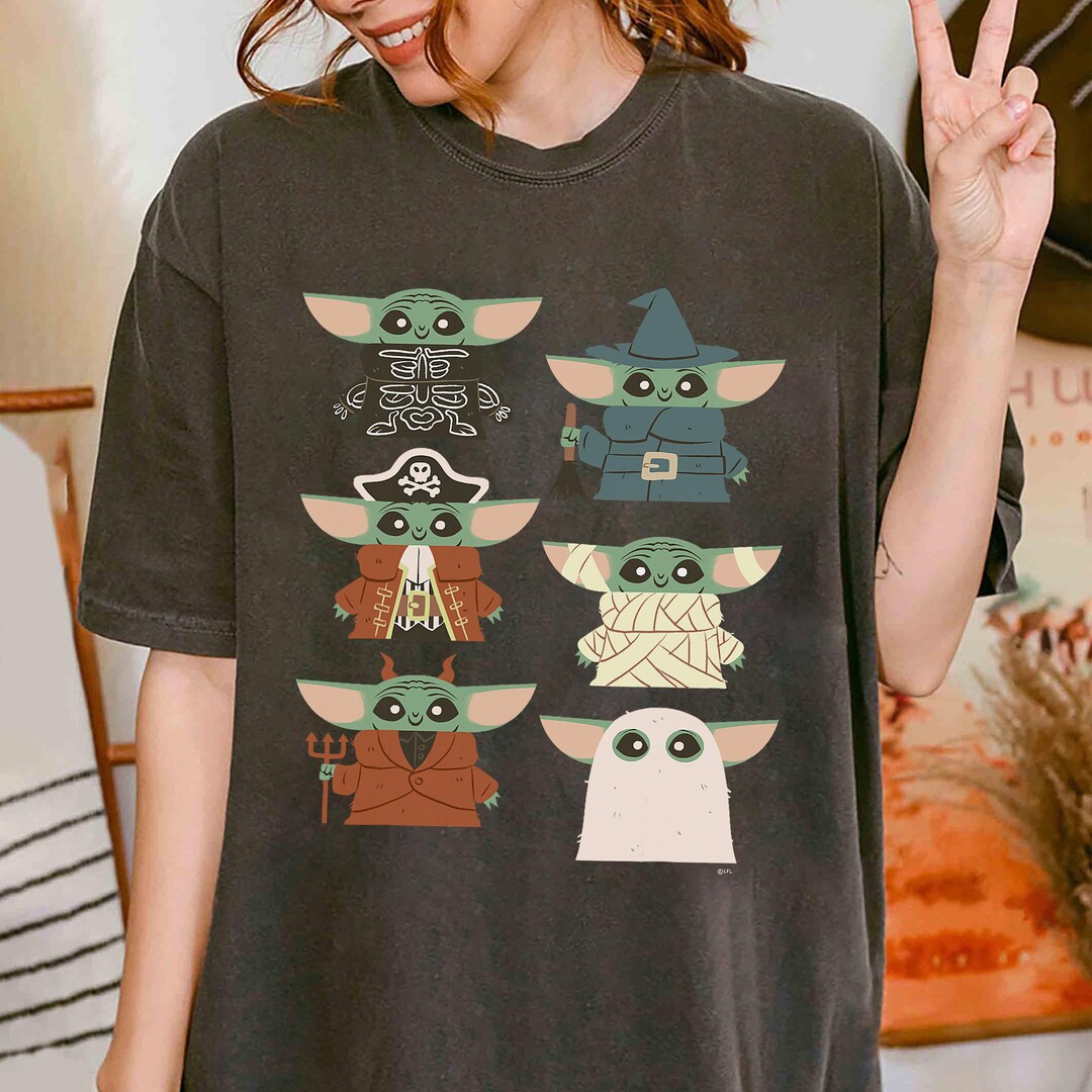 Star Wars Grogu Yoda Skeleton Boo Halloween Costumes, Star Wars Pirate ...