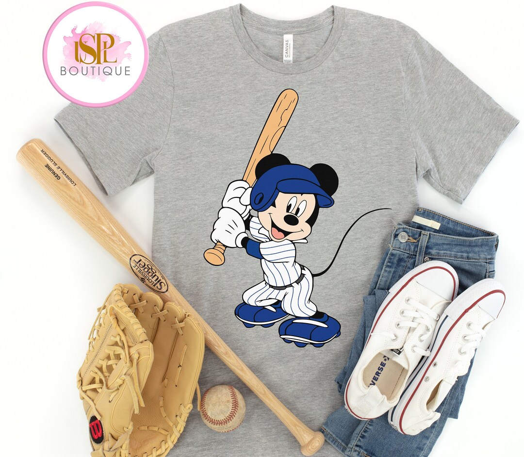 Personalized Disney Mickey Mouse Baseball Team Matching Shirt, ALL ...
