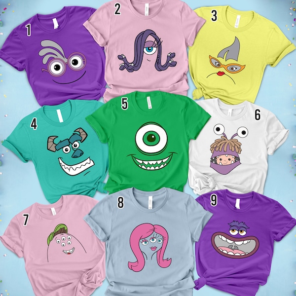 Matching Mike And Sully Shirt Etsy