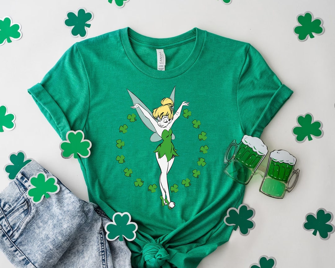 Disney Peter Pan Tinker Bell Ring of Shamrocks St. Patrick's Day T ...