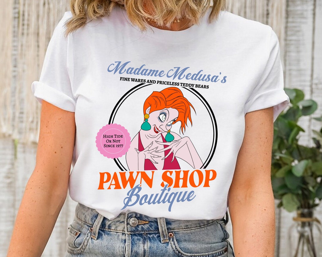 Disney Madame Medusa Villain’s Pawn Shop Shirt, Funny Disney the ...