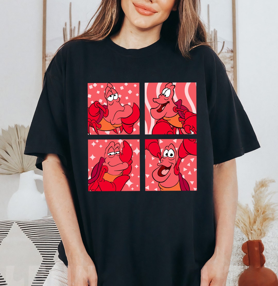 Disney Cute Sebastian Portrait Shirt, the Little Mermaid T-shirt, Magic ...