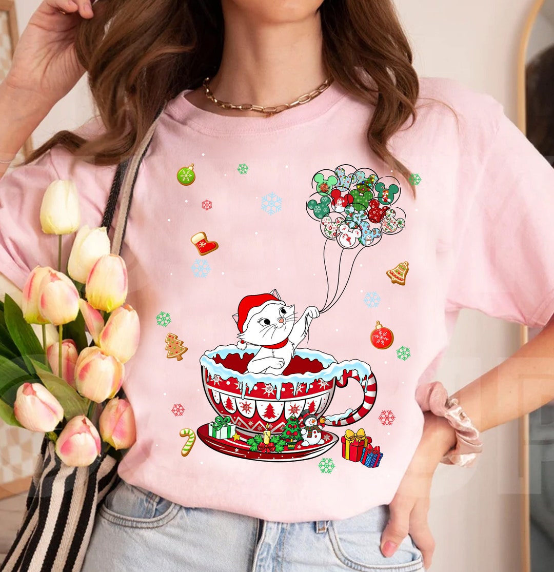Disney the Aristocats Marie Cat Christmas Balloon Coffee Christmas ...