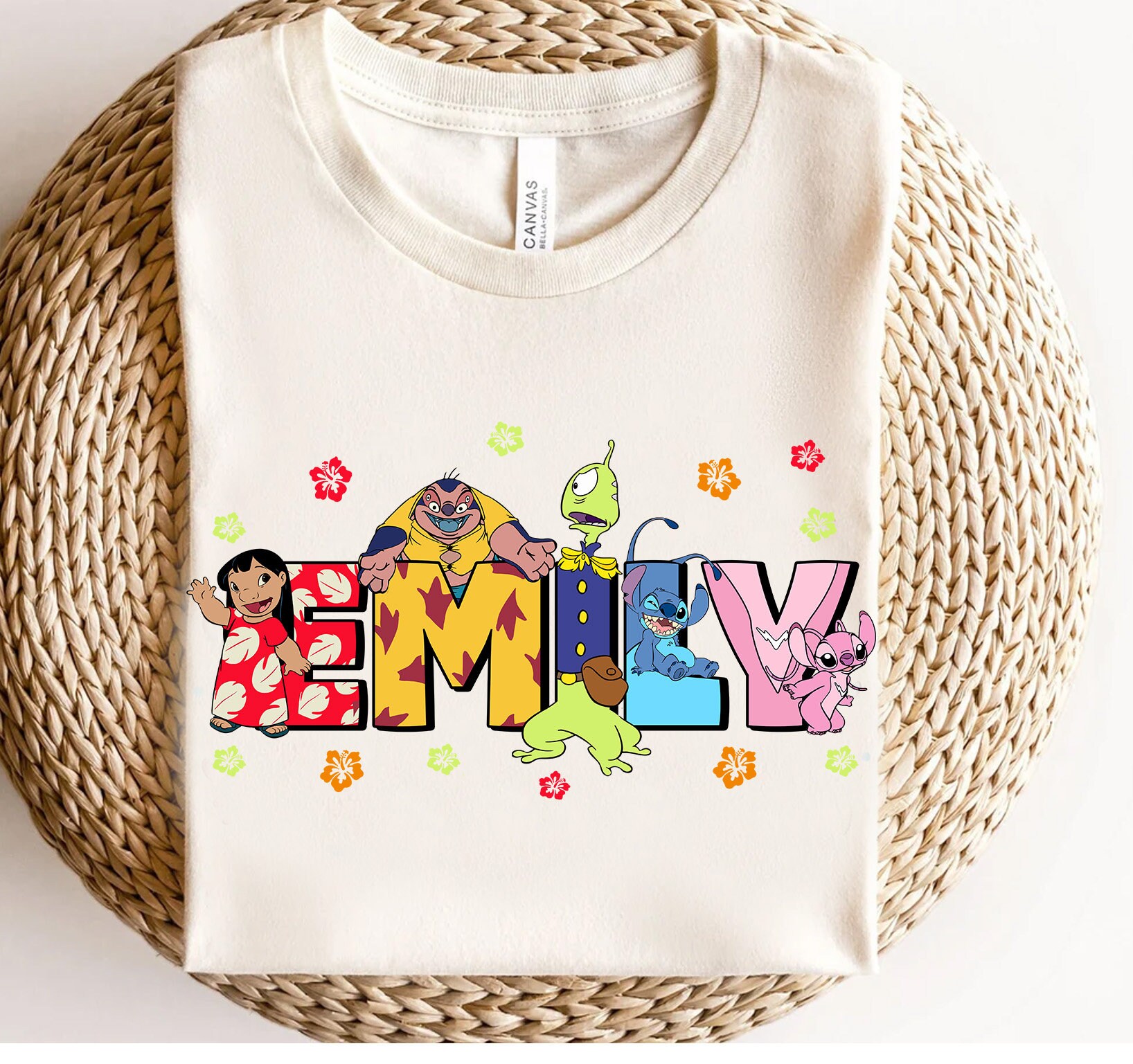 Custom Name Lilo and Stitch Shirt, Personalized Disney Lilo, Stitch ...