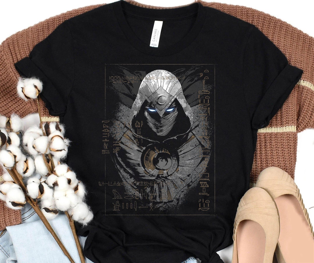 Marvel Moon Knight Ancient Glyphs T-shirt, Disneyland Family Matching ...