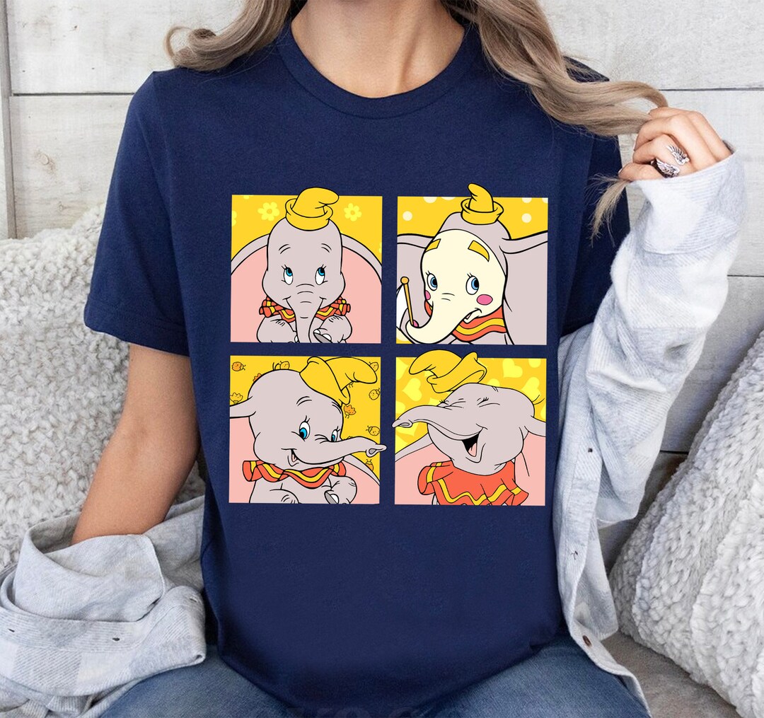 Cute Dumbo Portrait Shirt, Disney Dumbo Retro T-shirt, Magic Kingdom ...