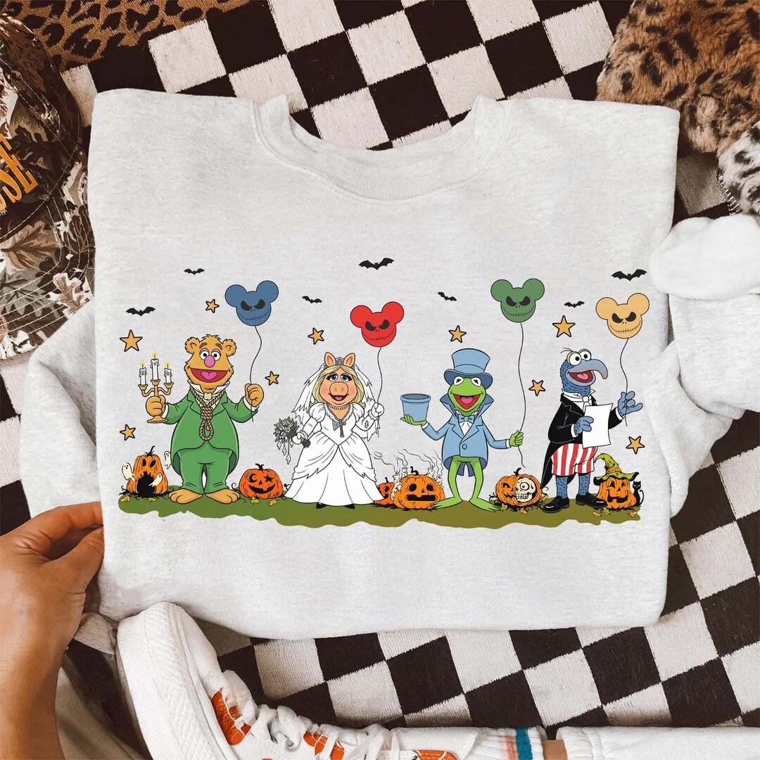 Disney the Muppets Haunted Mansion Balloons Shirts, Disney Welcome ...