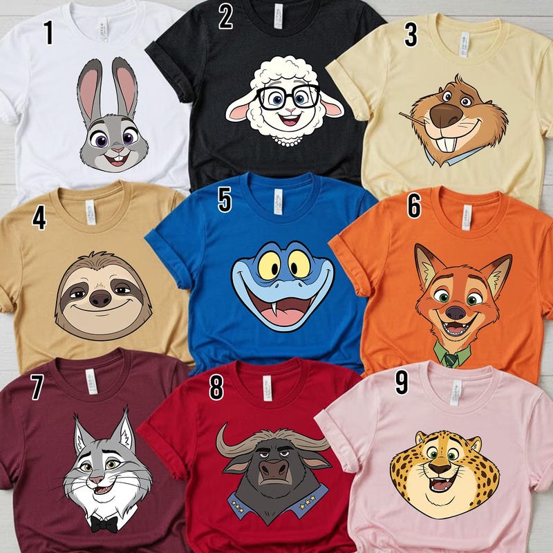 Zootopia Big Face - Etsy