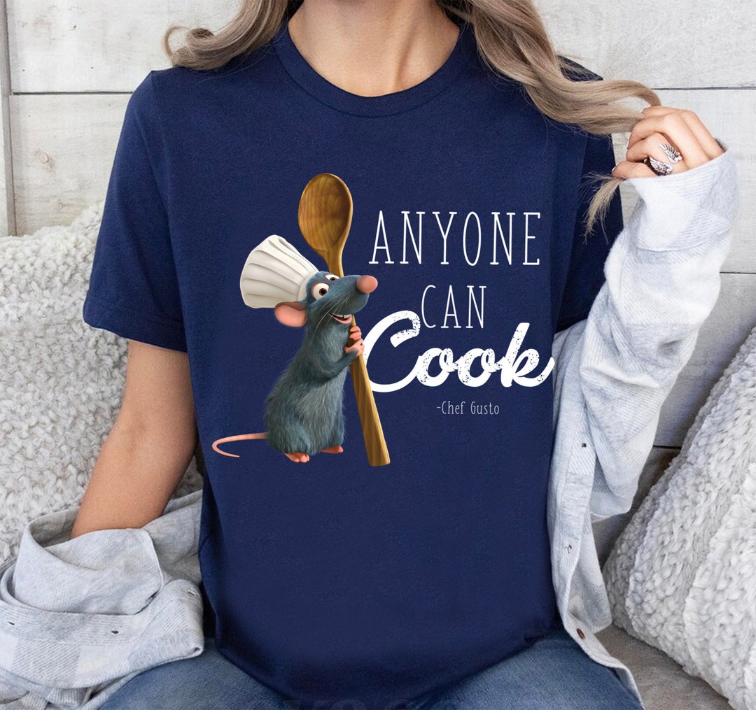 Disney Pixar Ratatouille Remy Anyone Can Cook T-shirt, Remy Shirt ...