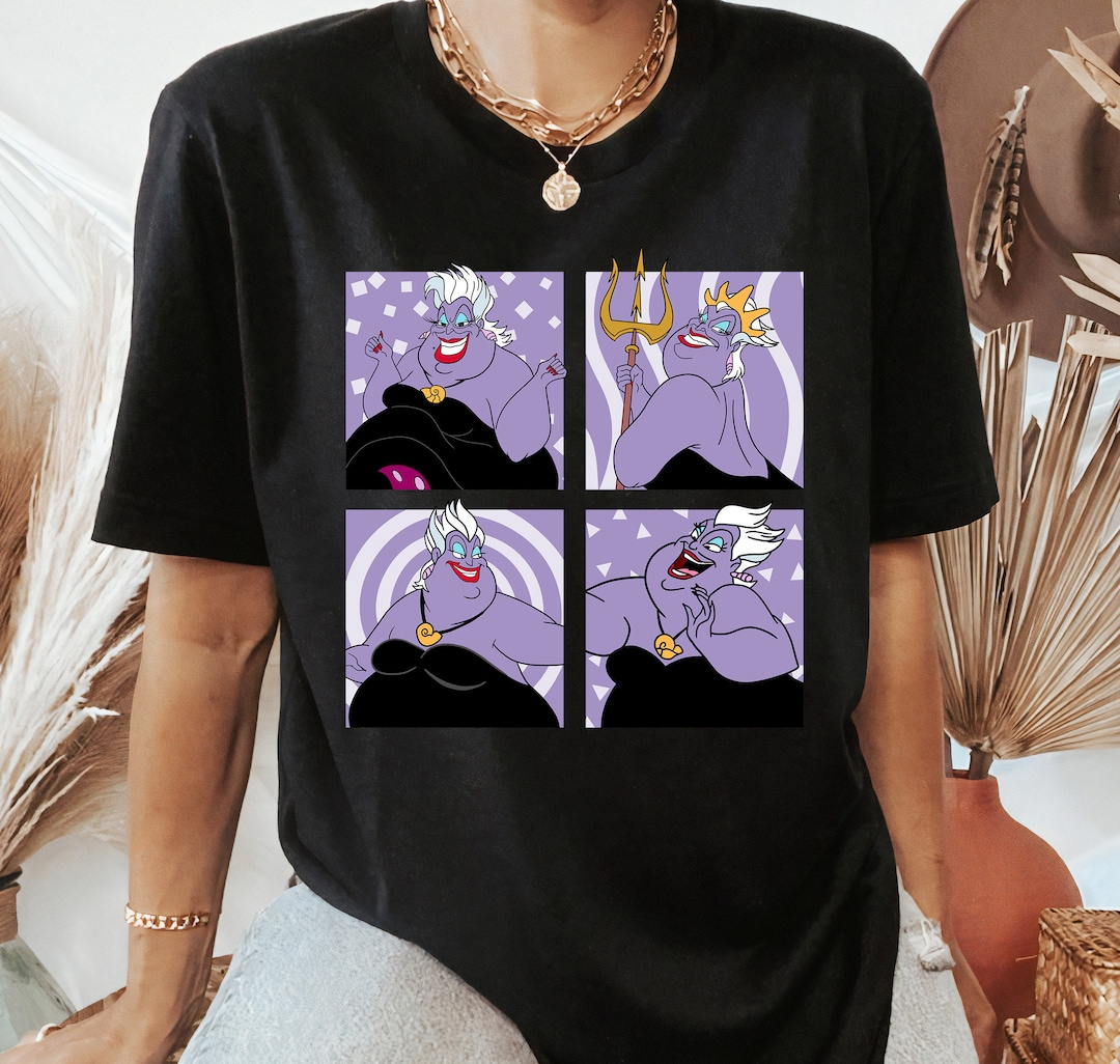 Cute Ursula Portrait Shirt, Disney the Little Mermaid Ursula T-shirt ...
