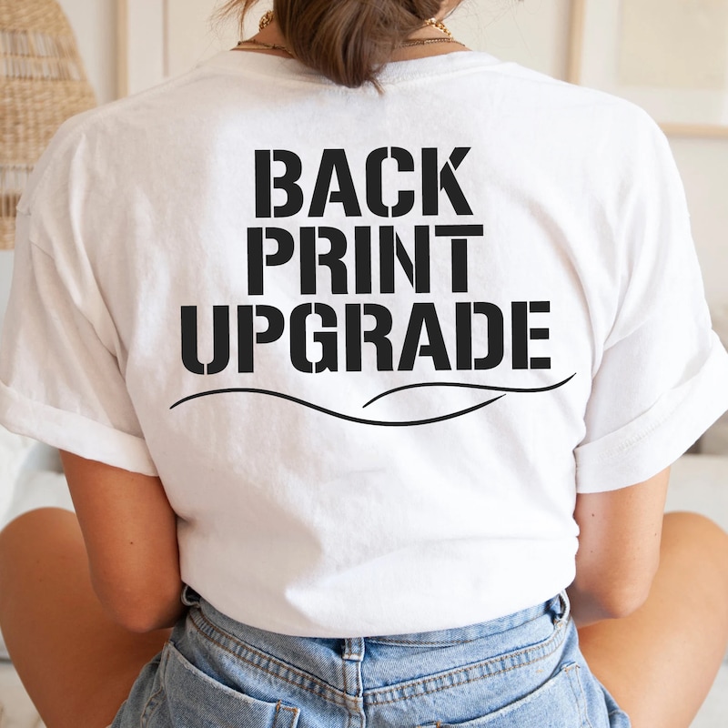 Back Print T Shirts - Etsy