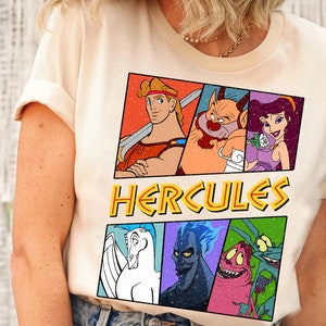 Disney Hercules Group Retro 90s Shirt, Vintage Hercules Tee, Disneyland ...
