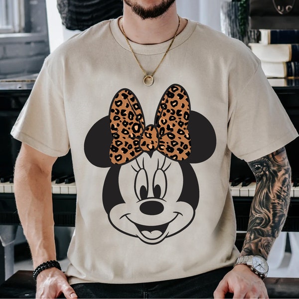 Leopard Minnie Mouse - Etsy