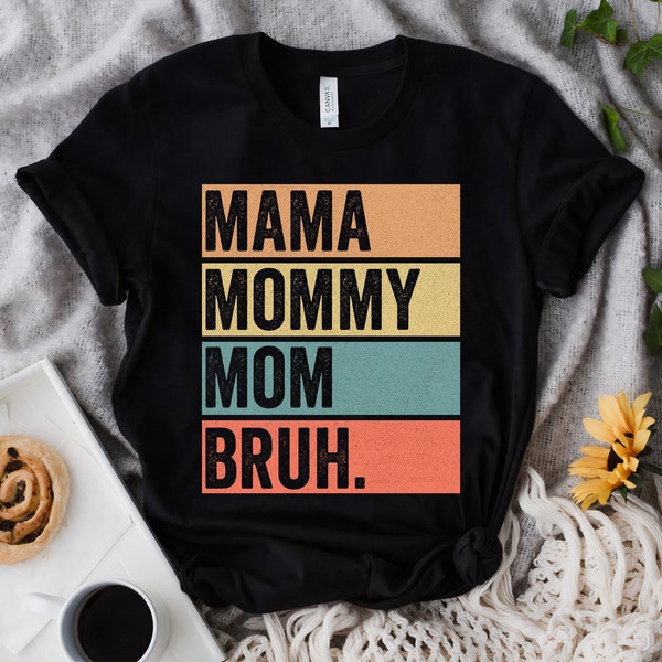 Mama Mommy Mom Bruh Tank Etsy