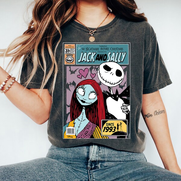 Jack and Sally Shirt - Etsy